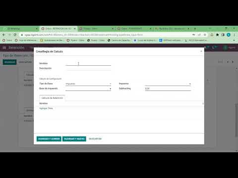 CONFIGURACIÓN DE RETENCIONES ODOO | Ingeint